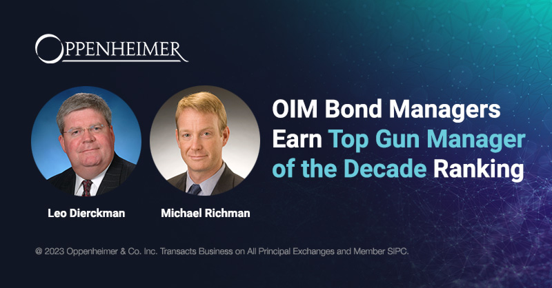 OIM Bond Managers Earn Top Gun Manager of the Decade Ranking
